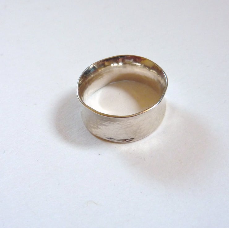 Anticlastic Silver Ring - Folksy