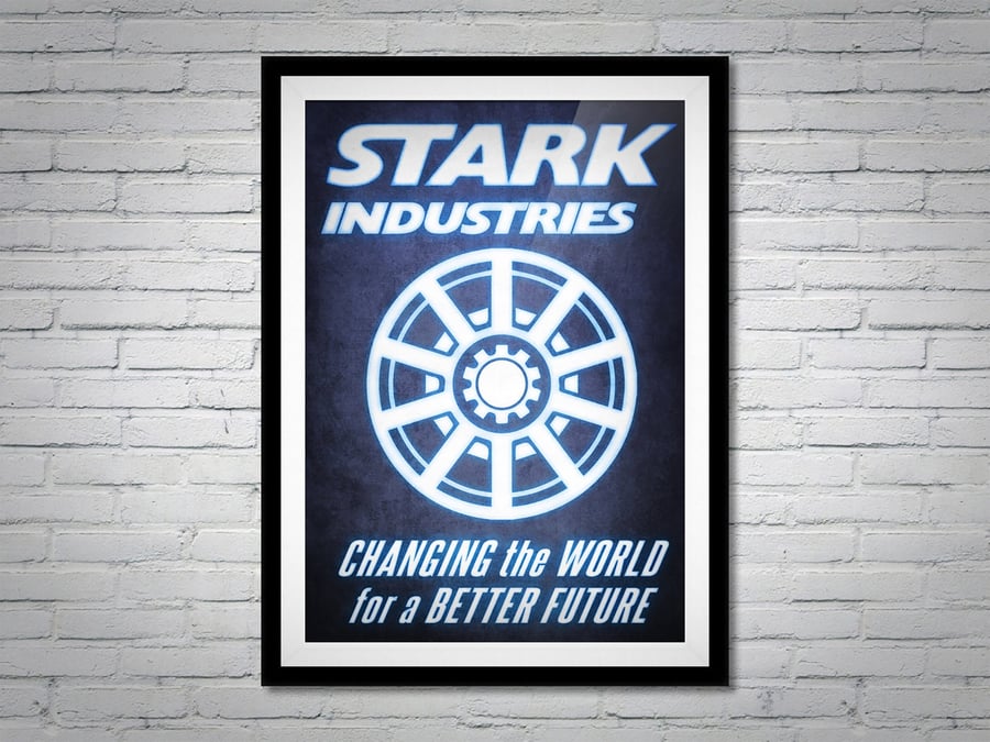 Marvel MCU Stark Industries Iron Man Avengers M... - Folksy