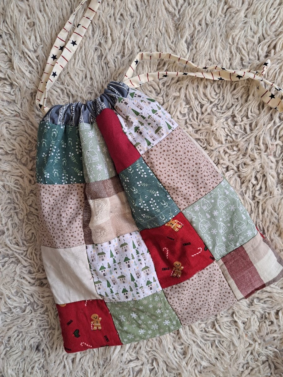 Big patchwork gift bag - Folksy