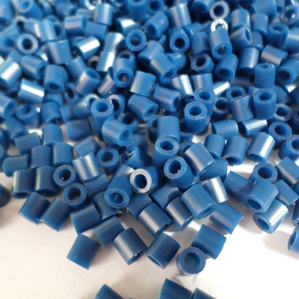 500 x Hot Fuse Beads - Column - 5mm - Navy Blue - Folksy
