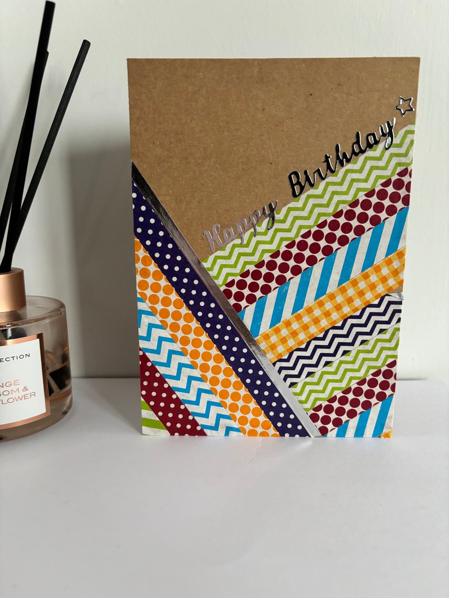 Multi Pattern Birthday - Folksy