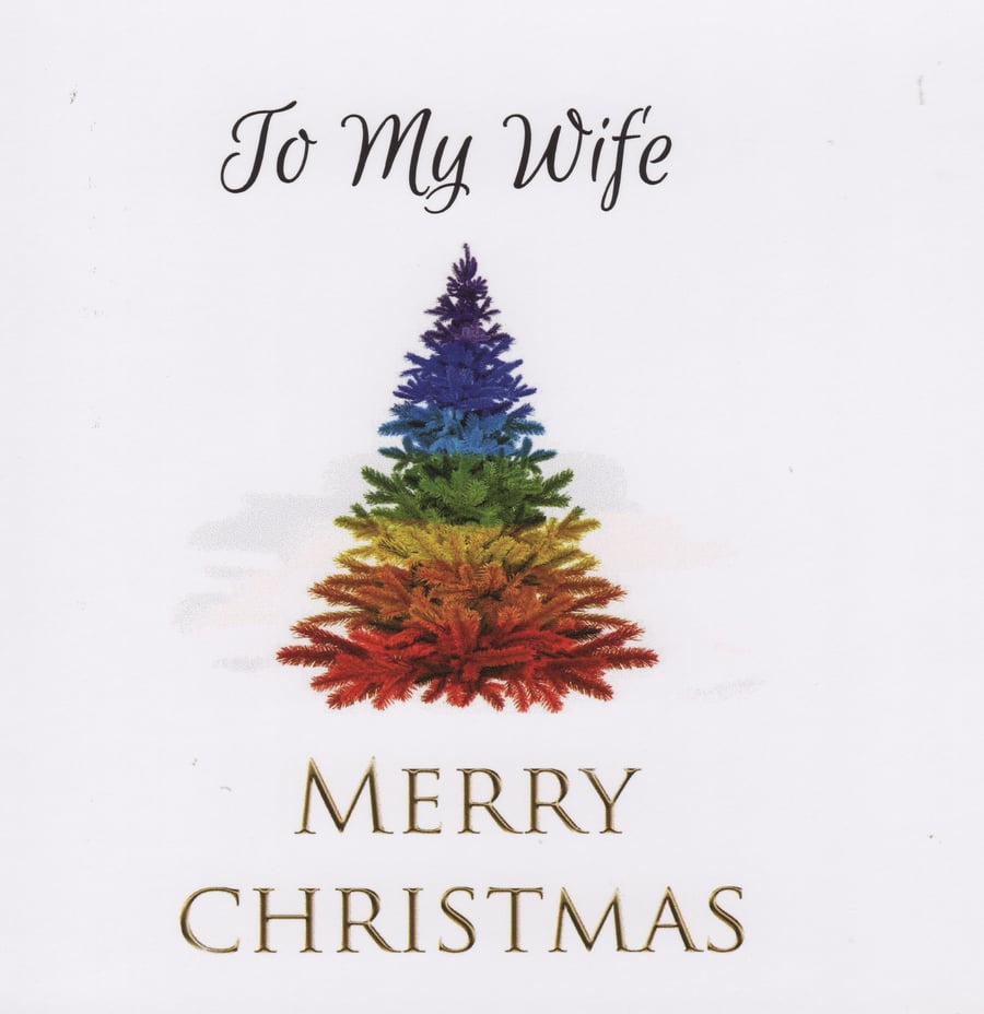 Christmas Card - FREE Postage - LGBTQ - Folksy