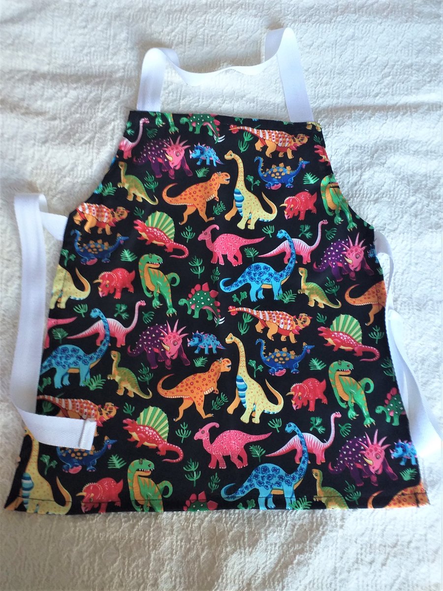 Dinosaur Apron age 2-5 years - Folksy