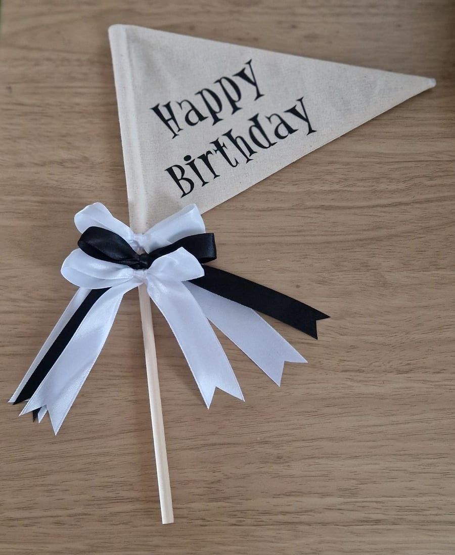 Happy Birthday Flag - Folksy