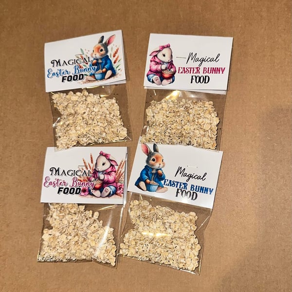 3x Bags Magical Easter Bunny Food - Folksy
