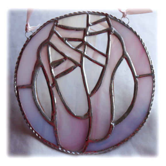 Ballet Shoes Suncatcher Stained Glass Handmade ... - Folksy