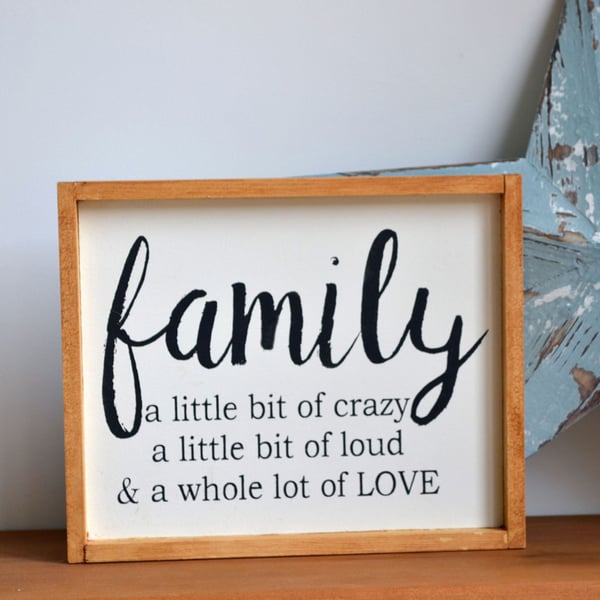 Family Definition Sign, Sign for Family, Family... - Folksy