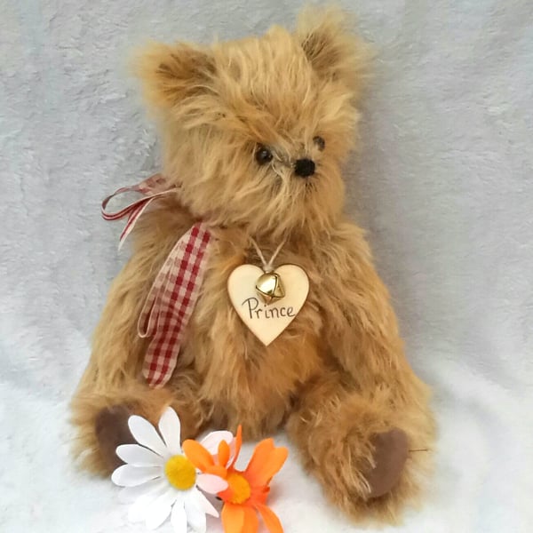 Traditional mohair bear, collectable artist bea... - Folksy