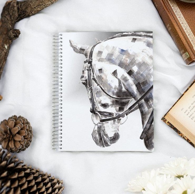 Arabian Horse Notebook horse Arab Pony Equine W... - Folksy