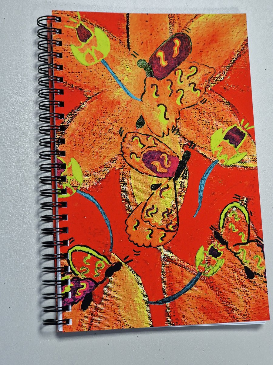 BUTTERFLY FLORAL NOTEBOOK - Folksy