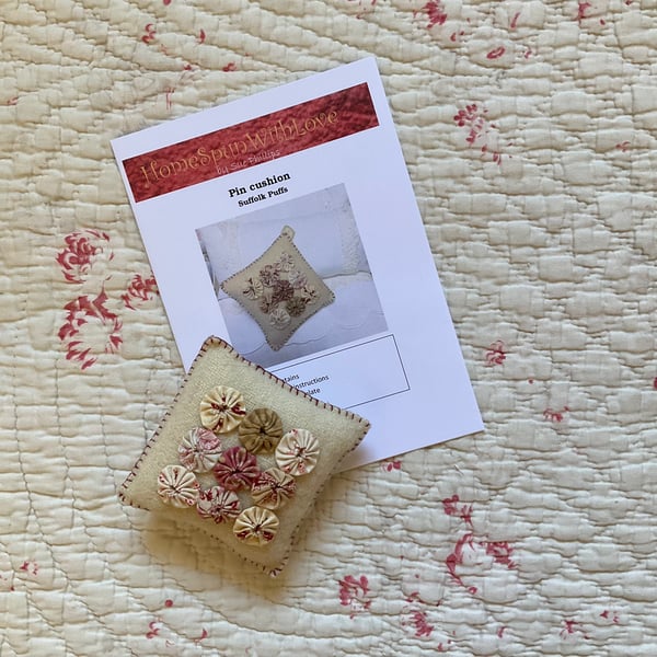 PDF pattern for Suffolk Puff Pincushion - Folksy