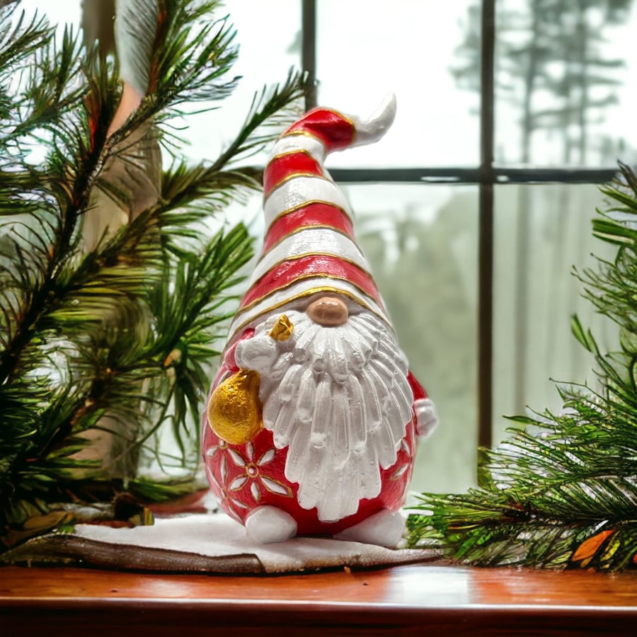 Santa Gonk, Flower of Life Ornament - Folksy