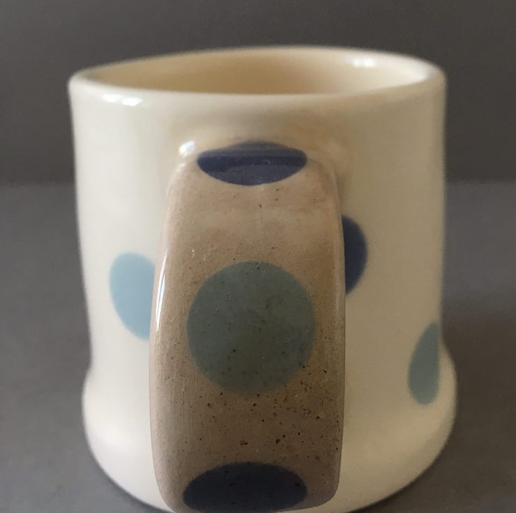 Spotty Cool Yule. Handmade ceramic mug. - Folksy