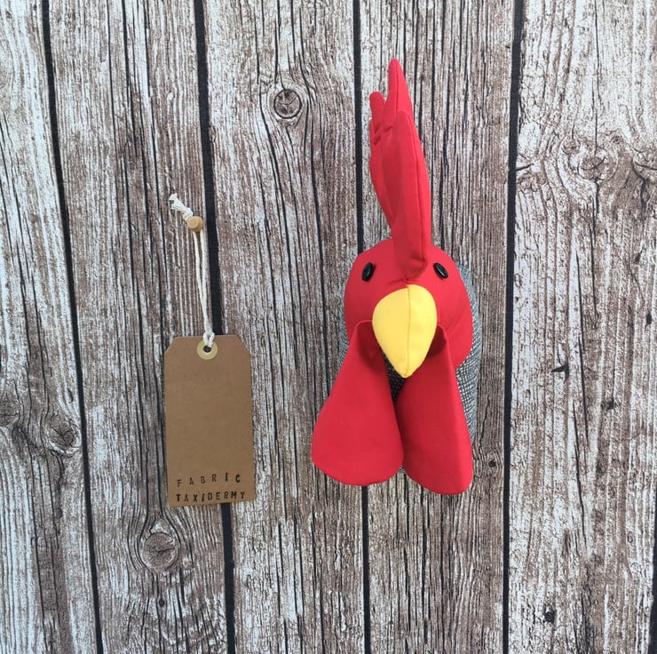 Wall mounted Chicken head - Folksy