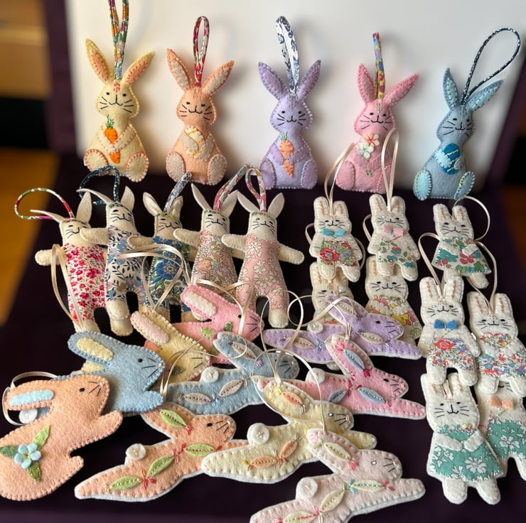 Rabbit Themed Baby Gift - Folksy