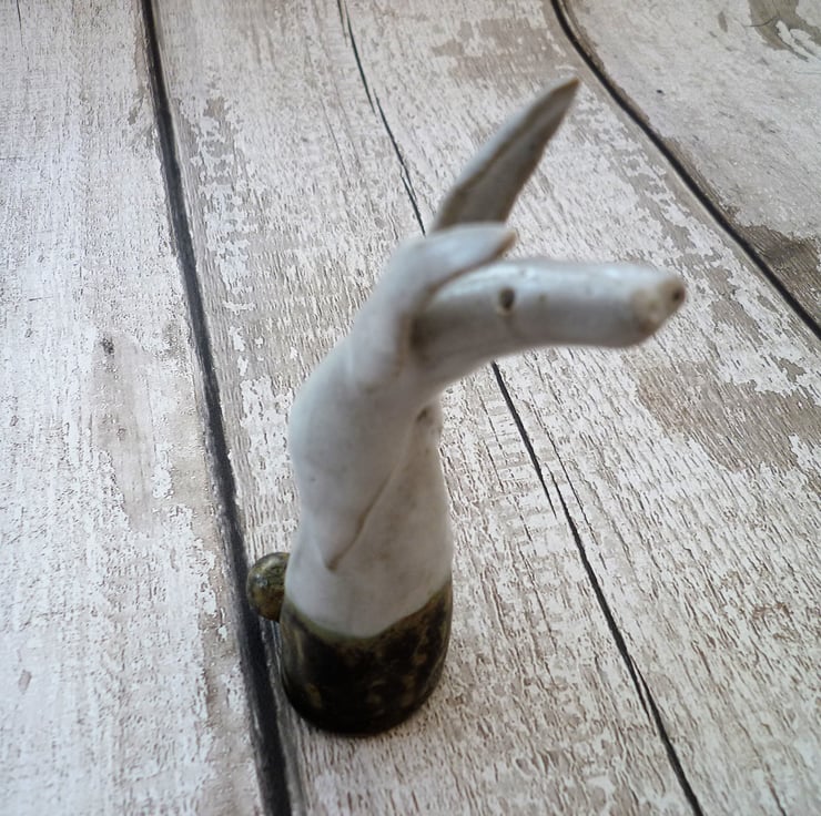 Handmade, unique ceramic animal, one off, clay,... - Folksy