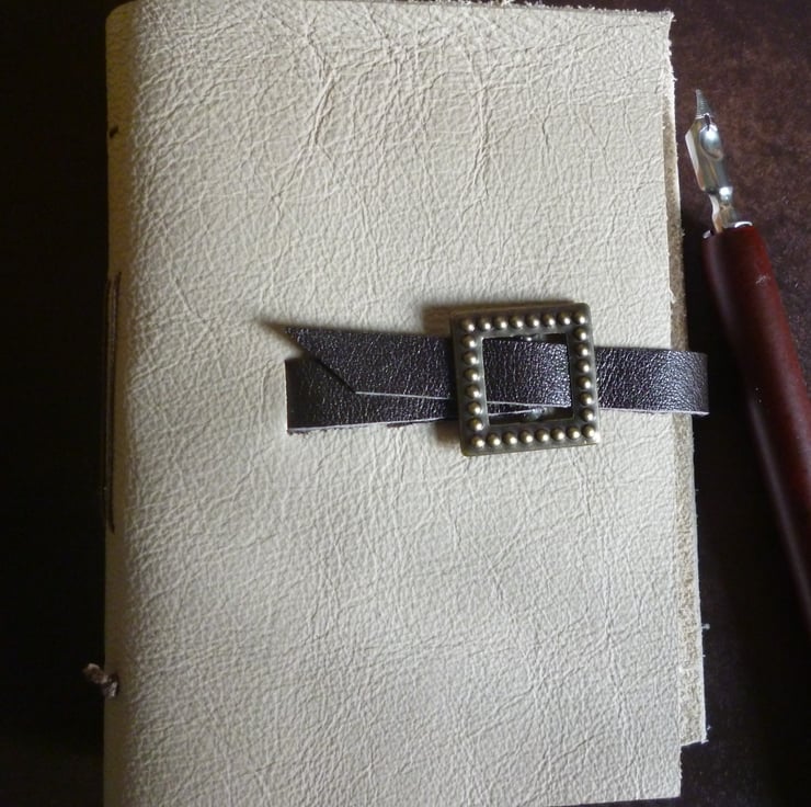 Hand bound Leather pocket notebook – sketchbook... - Folksy