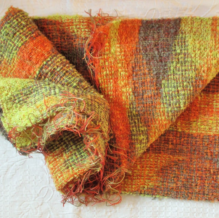 Hand Woven Lap Rug, Knee Rug,Travel Blanket, Sm... - Folksy