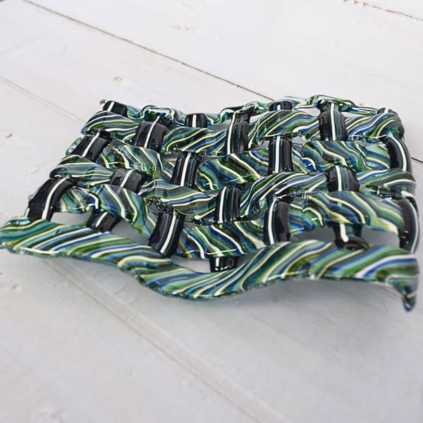 Handmade Glass Weave Sculpture. Ideal New Home ... - Folksy