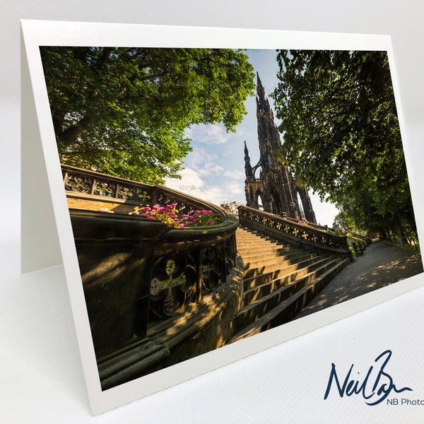 The Scott Monument Edinburgh - Scotland Greetin... - Folksy