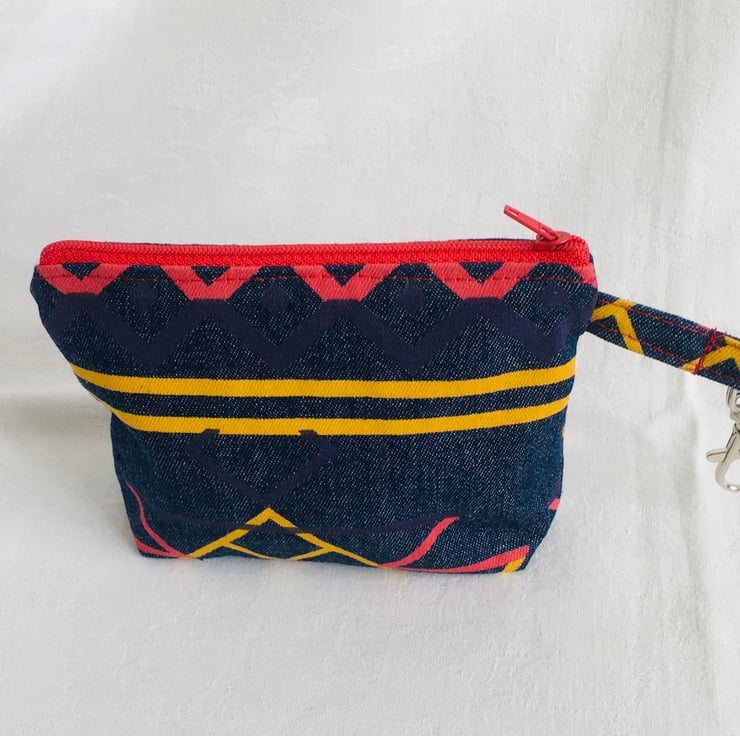Small Coin Purse, Clip pouch, Keyring Pouch, Zi... - Folksy