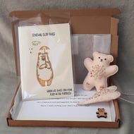 Sending bear hugs letterbox gift, birthday gift... - Folksy