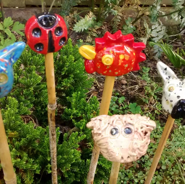 Cane Tops - Handmade for your Bamboo Sticks - Folksy