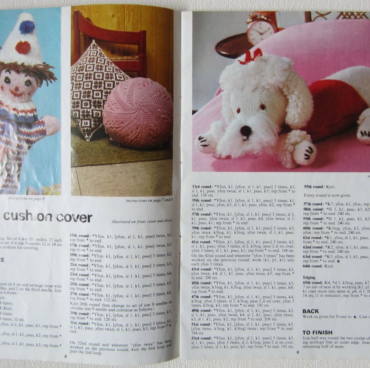 Vintage Double Knitting Gift Book - Folksy