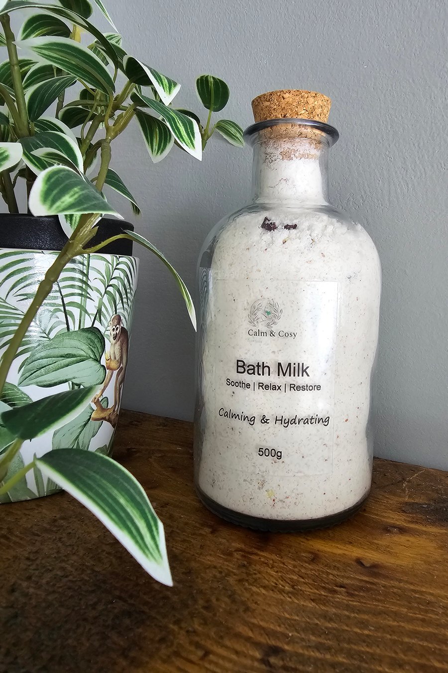 CALMING & HYDRATING BATH MILK 500G - Folksy