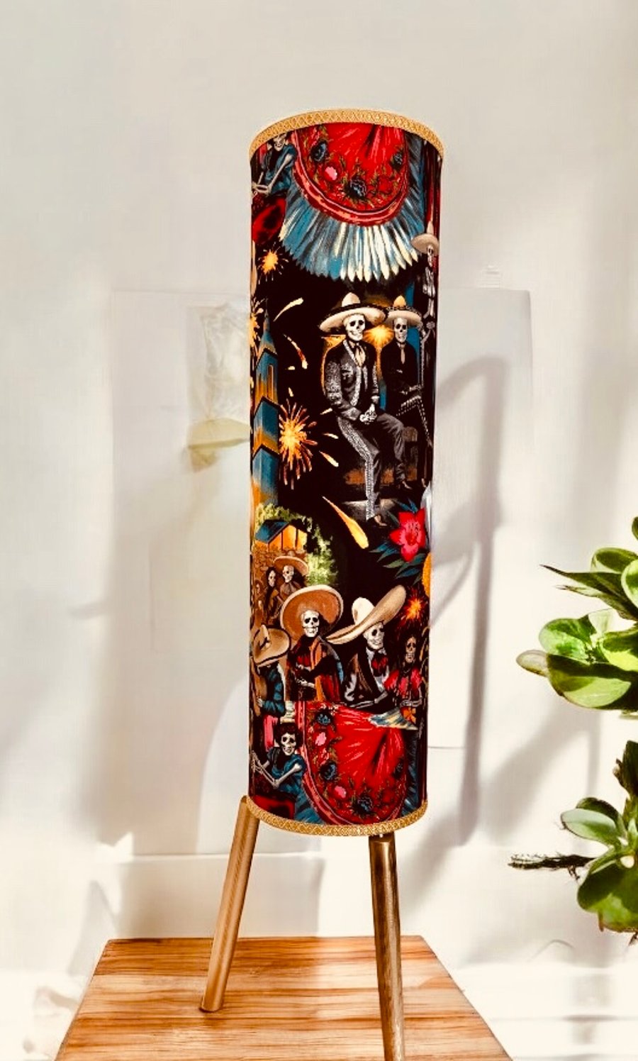 Dia de los Muertos Floor Lamp - Folksy
