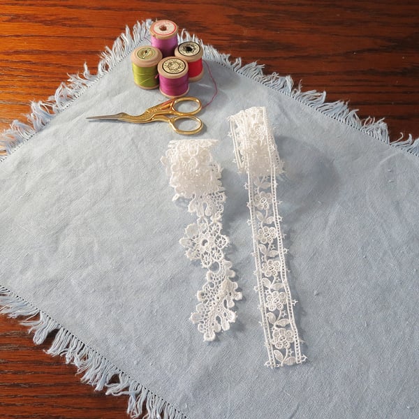 2 pieces of vintage lace - Folksy