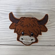 Highland Cow Brooch - Folksy