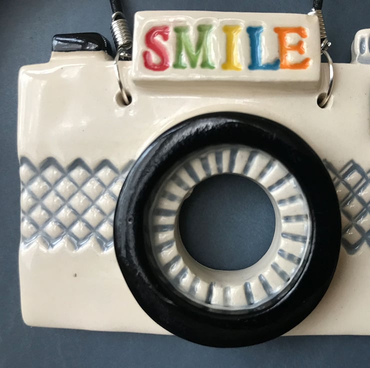 Pottery Camera decoration ceramic camera (reduc... - Folksy