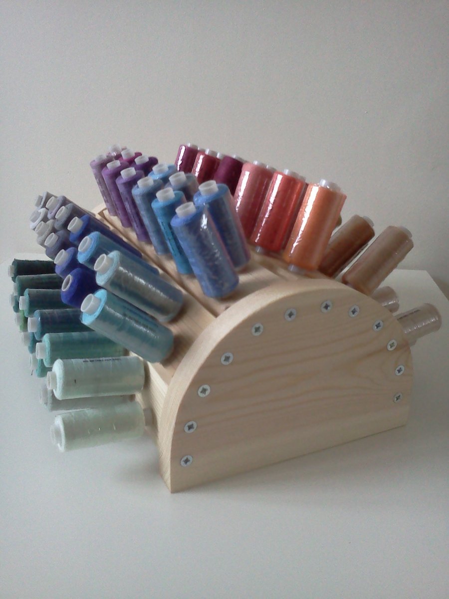 Thread Organiser 72 Spool Threadgehog - Folksy