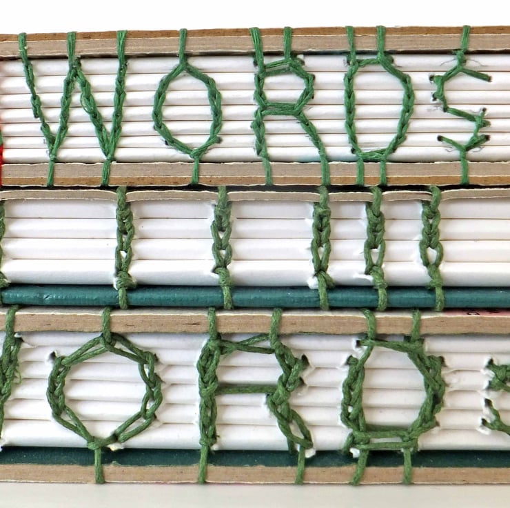 Scrabble journal, WORDS Journal, Eco-friendly N... - Folksy