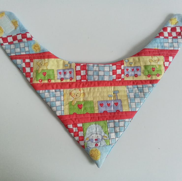 Bib, Bandana bib, Toddler, patchwork bib, quilt... - Folksy