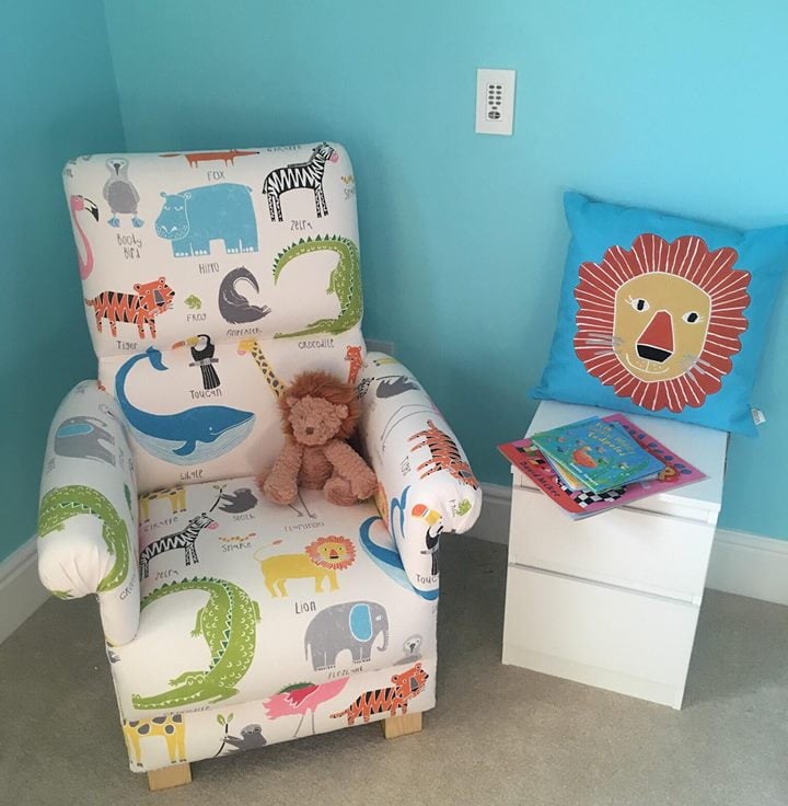Harlequin Scion Animal Magic Fabric Adult Chair... - Folksy
