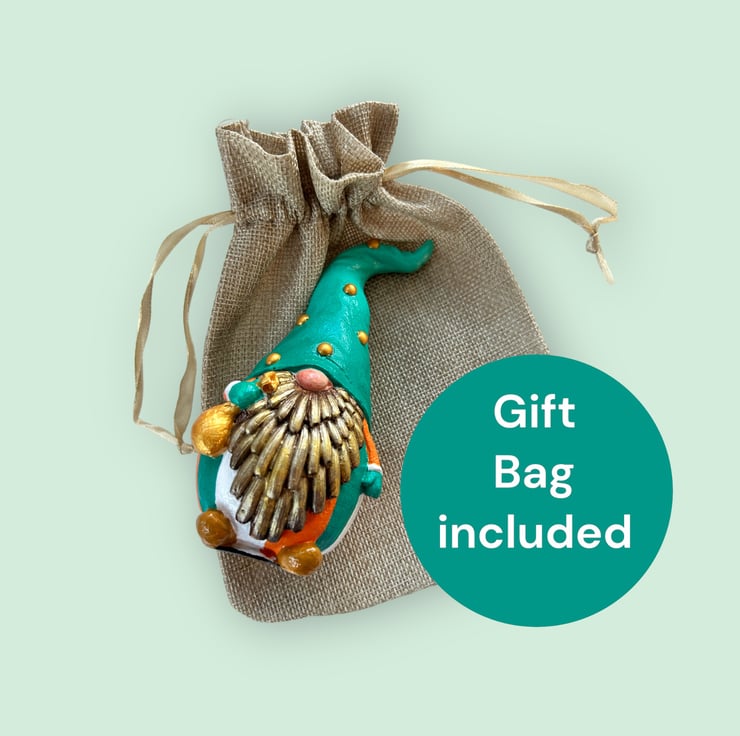 Irish Flag themed Gonk Figurine - Folksy