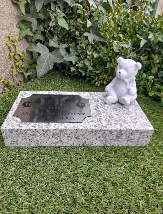 Memorial Grave Plaque Baby Grave stone Infant ... - Folksy