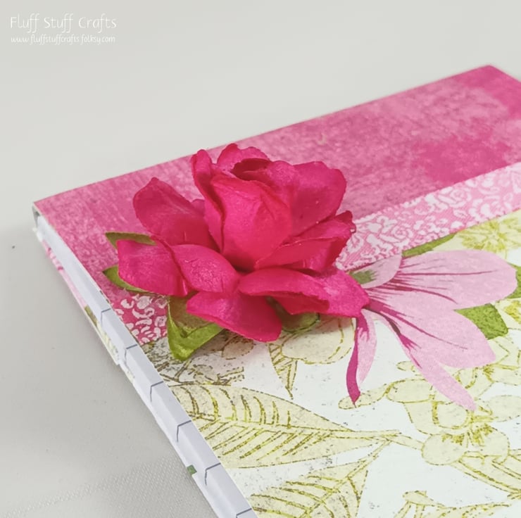 Pack of two lined notepads with floral covers - Folksy