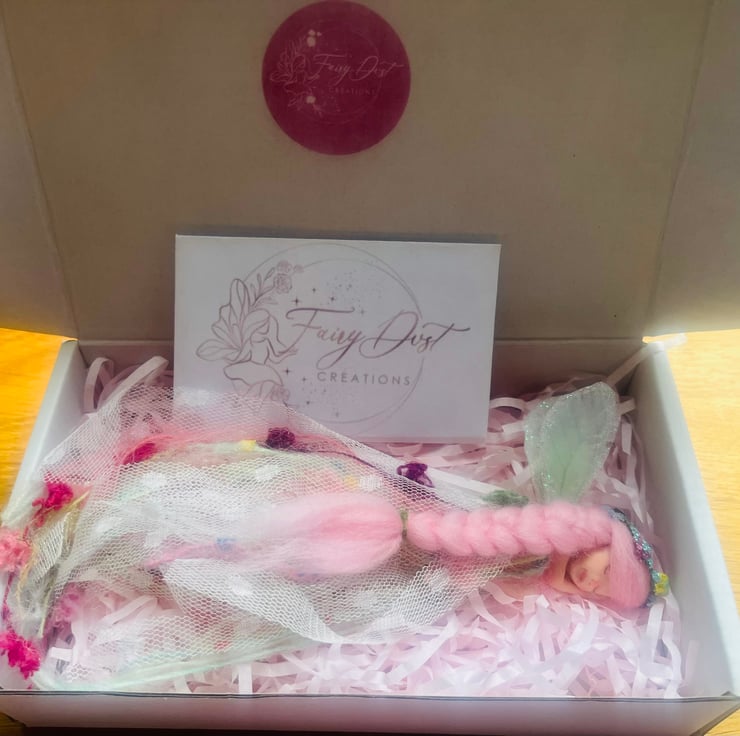Ooak Baby Fairy, Polymer Clay, Fairy Gift, Slee... - Folksy