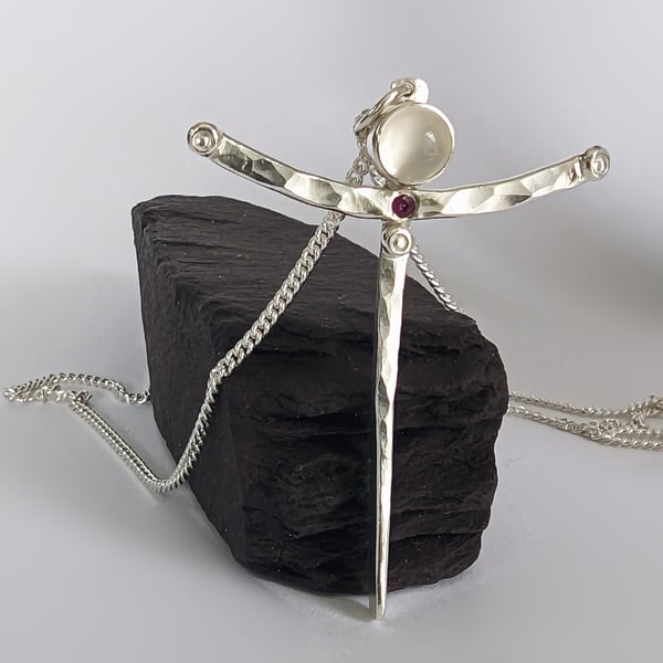 Handmade sterling silver necklaces and pendants by UK jewellers on Folksy