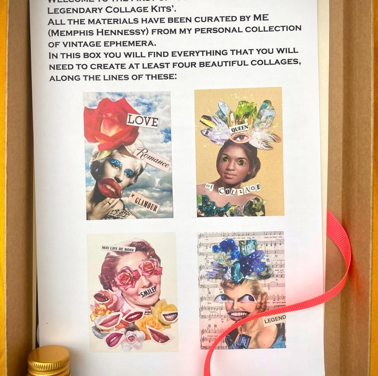 Memphis Hennessy's Legendary Collage Kits - Folksy