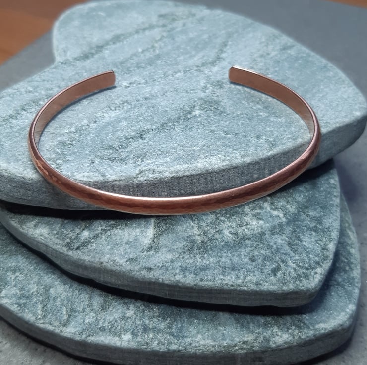 Copper Cuff Bracelet Bangle - Folksy