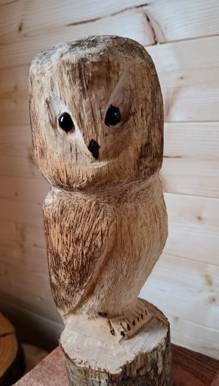 Owl Carving - Folksy