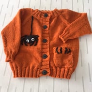 Incy Wincy Spider cardigan - Folksy