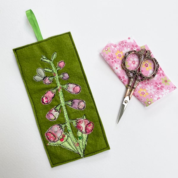 Order for Lyn. Embroidered up-cycled foxglove h... - Folksy