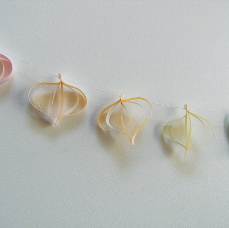 Paper Raindrops Decorations in Pastel Rainbow C... - Folksy