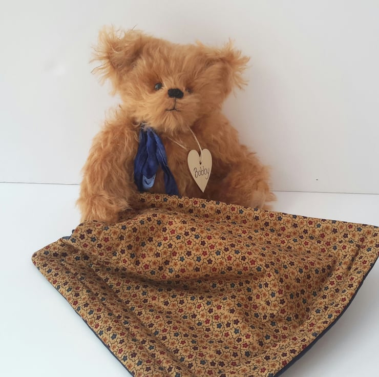SOLD Bobby Bear,One of a Kind Mohair Bear, Coll... - Folksy