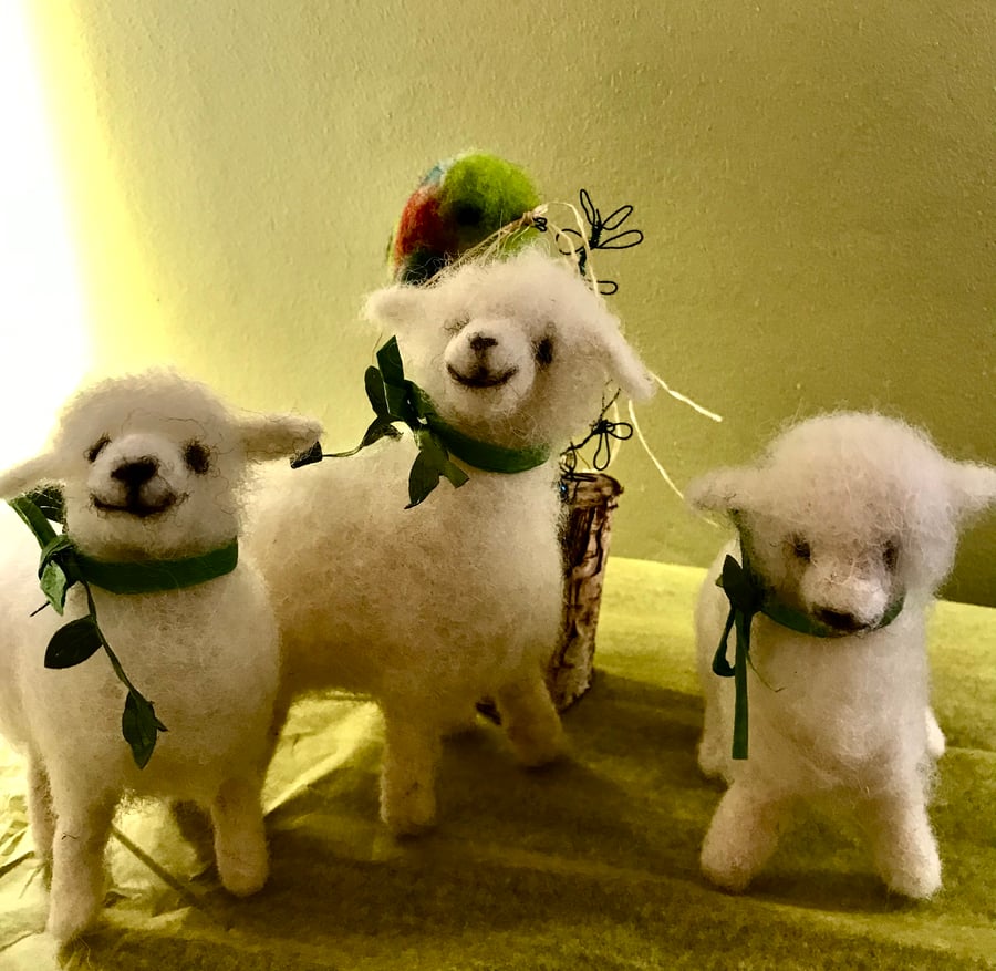 Needle felted sheep - Folksy